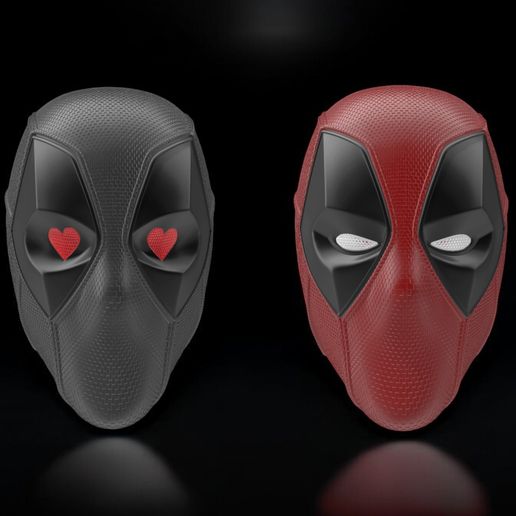 Archivo 3D Deadpool 3 Cosplay Mask + 7 Eye Options Magnetic Wareable ...