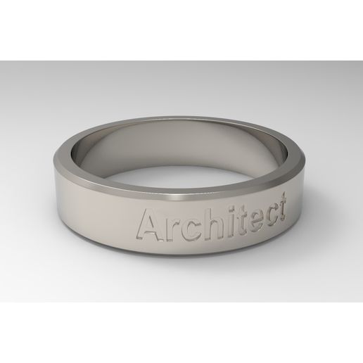 STL file Architect Ring Platinum 💍 (OBJ and DXF)・3D printable model to ...