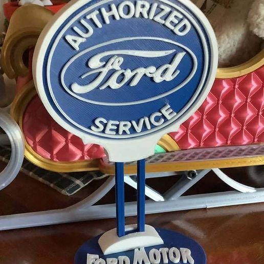🚙 FORD service sign・Free STL File for ・Cults