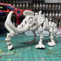 3D printer Flexi Factory Skeleton Mammoth • made with Creality ender 3 ...