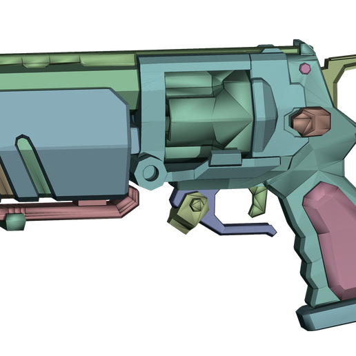 🪨 Deep Rock Galactic Bulldog revolver DRG Prop Replica Gun Hoxxes IV ...