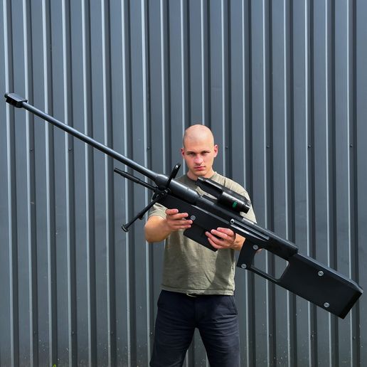 🔫 SRS99C-S2 AM Sniper Rifle Halo Combat Evolved Replica Prop・ 3D File ...