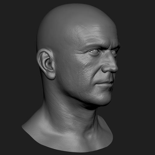 🗿 Mel Gibson likeness sculpt 3D model・ OBJ File for 3D printing・Cults