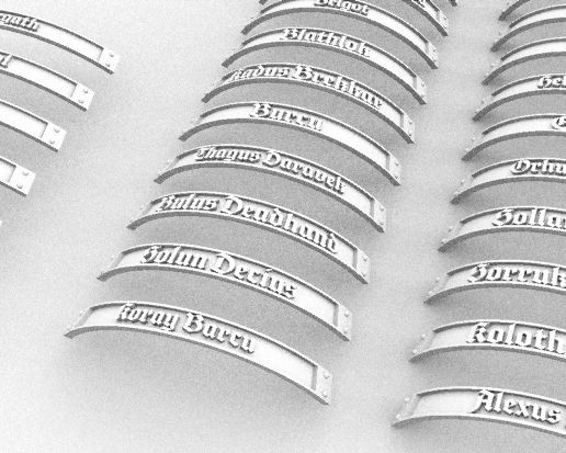 💂 30k Death Guard Labeled Bases・ 3D File for 3D printing・Cults