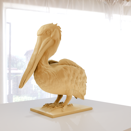 🐦 pelican stl・ STL File for 3D printing・Cults