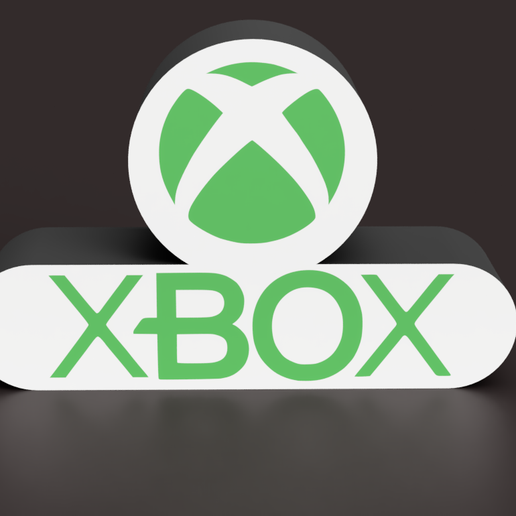 3MF file Xbox light box 🎮 ・Template to download and 3D print・Cults