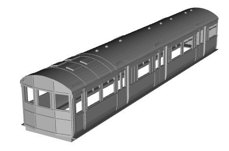 ⚡ Metropolitan 1925 experimental electric stock Motor coach 1/43 scale ...