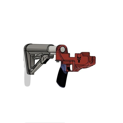 ⚽ The Albion - Hatsan Blitz AR style stock・ 3D File for 3D printing・Cults