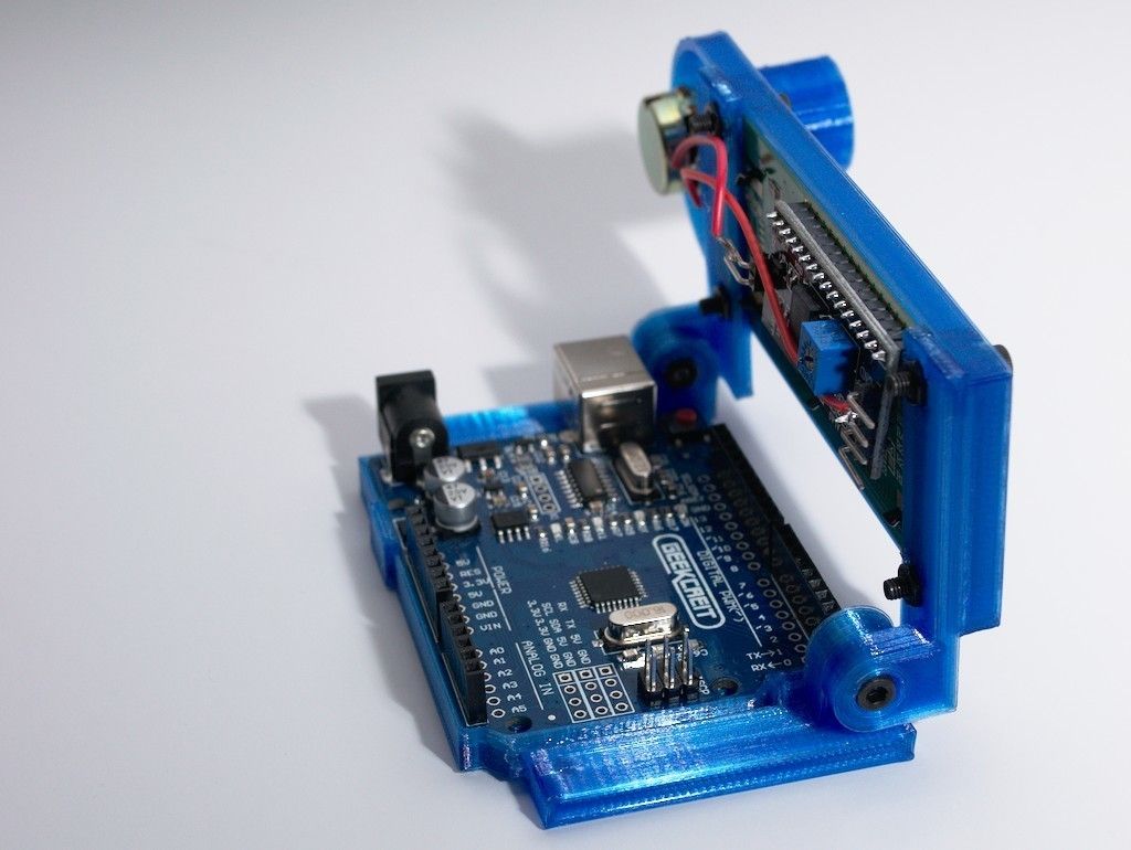 Free STL file Arduino Uno Slider w/ 2x16 LCD・3D printing idea to ...