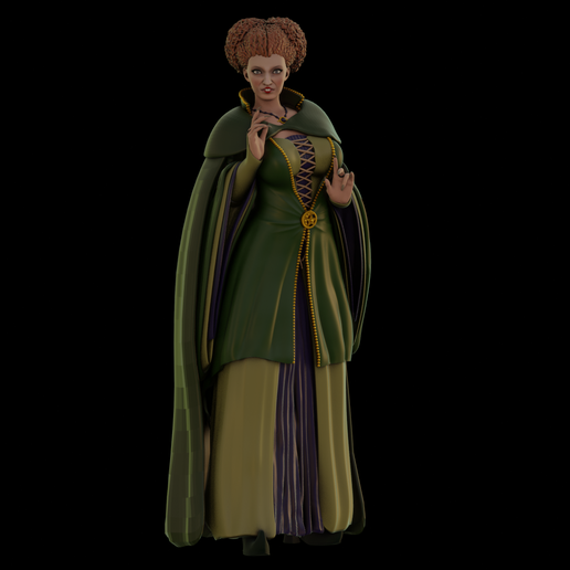 📁 Hocus Pocus Sanderson Sisters - 1to6 statue STL file 3D print model ...