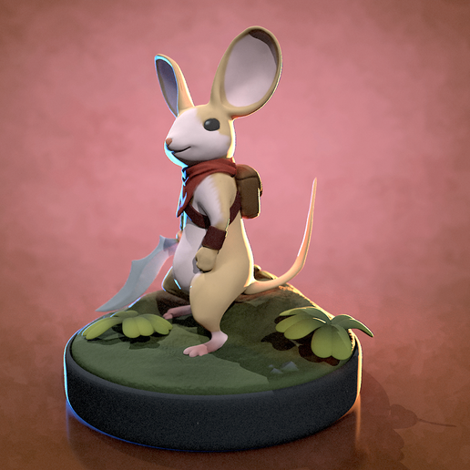 3D file Quill - jeu VR Moss - anime 🐉 ・3D printing model to download・Cults