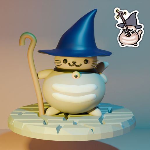 Archivo STL Magordito 🐱 ・Modelo para descargar y imprimir en 3D・Cults