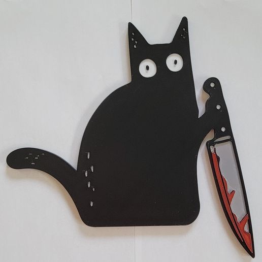 Archivo 3MF gratis Stabby Cat 4-color 🐱 ・Diseño imprimible en 3D para ...