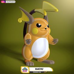 Raichu best 3D printing models・171 designs to download・Cults
