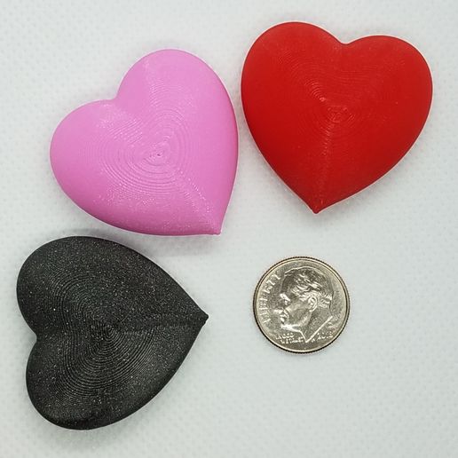 ♥ Heart Magnet ♥・ STL File for 3D printing・Cults
