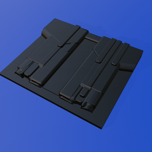 🔫 Glock G19 Gen5 + Olight Baldr mini Split mold vacuum.・ STL File for ...