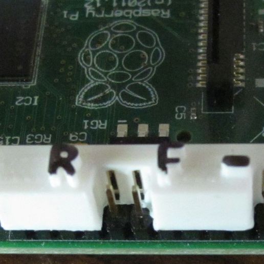 Free SCAD file Raspberry Pi GPIO mask・Template to download and 3D print ...