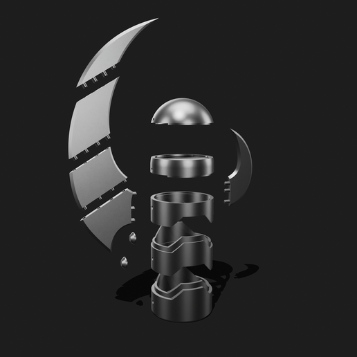 Phantasm Cosplay scale 1:1 Scythe Hand, Batman Mask of the Phantasm・ 3D ...