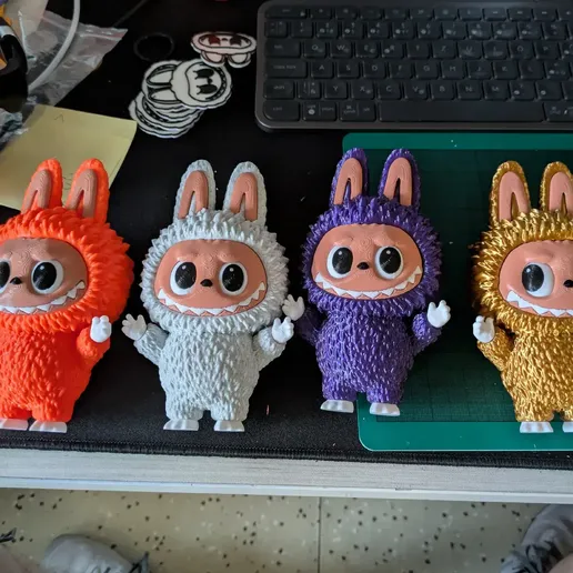 🎨 Labubu・Free STL File for 3D printing・Cults