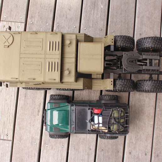 🪖 MAZ 537 8x8 - 1/18 scale RC・ 3MF File for 3D printing・Cults
