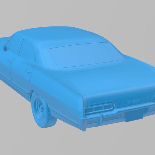 👽 STL IMPALA SEDAN 1967 - SUPERNATURAL・ STL File for ・Cults