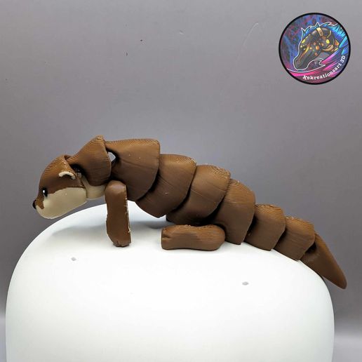 👶 Baby Flexi Critter Set 1 (Skunk, Otter, Ferret)・ 3D File for 3D ...