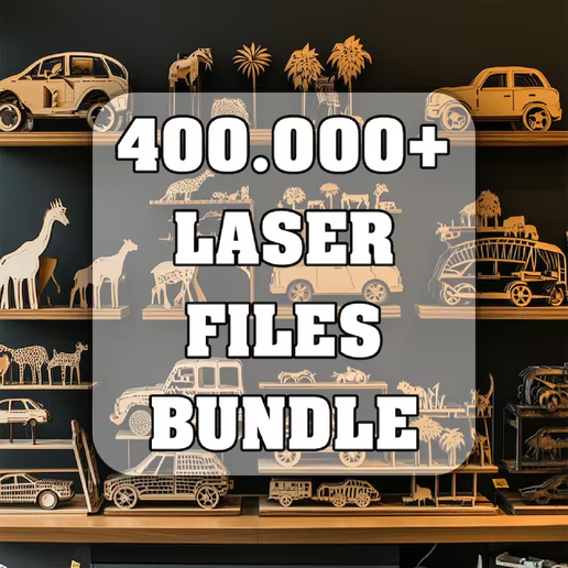 🍽️ Laser Cut Files Mega Bundle, 400k files 3D 2D, Laser Cut Designs ...