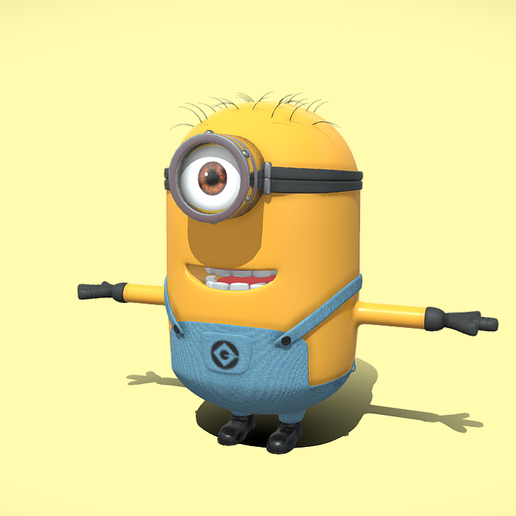 Archivo STL Minions Stuart Personaje 👾 (OBJ)・Diseño de impresión en 3D ...