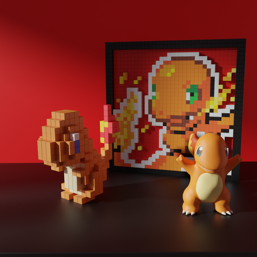 🐉 Charmander Pokemon・ STL File for 3D printing・Cults