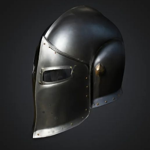🎲 Great Helm・Free STL File for 3D printing and CNC machining - Laser ...
