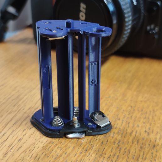 🔋 Nikon MS-12 AA Battery Holder for F100・ STL File for 3D printing・Cults