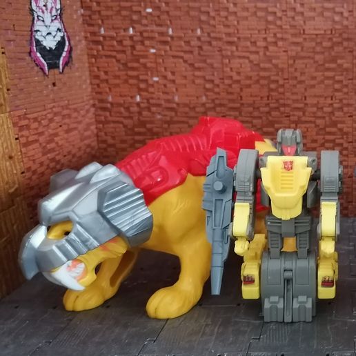 🔫 G1 Catilla Concussion Cannon pretender beast・ OBJ File for 3D ...