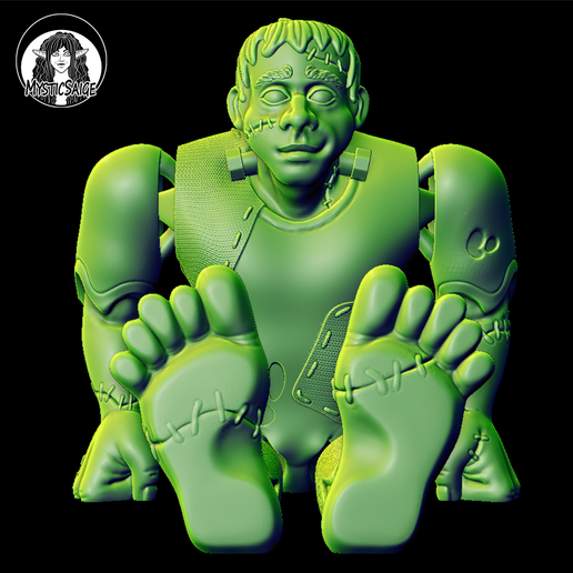 STL file Frankenstein・3D print design to download・Cults