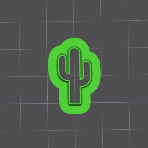 🌵 Cactus shape polymer clay / cookie cutter pack・Archivo STL para ...