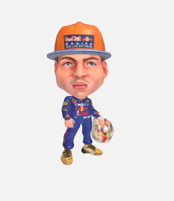 👾 Max Verstappen - Animated Figure・Бесплатный OBJ для 3D-печать・Cults