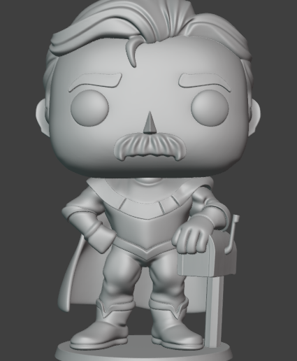 🌟 Phenomaman | Dispatch (Game) | Chibi-Style | 3D Print Figure・Archivo ...