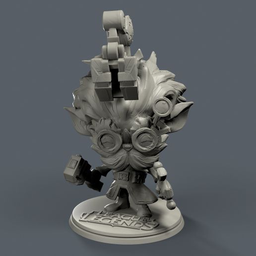 👾 HEIMERDINGER | LEAGUE OF LEGEND・ STL File for 3D printing・Cults