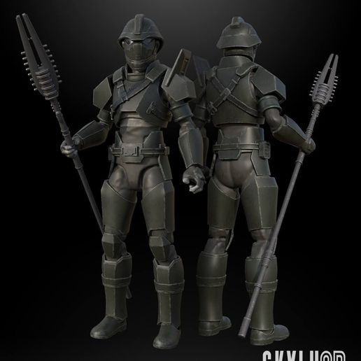 🛃 Asssassin Trooper CX-5 Armor One12 Scale Customs STL Files Modelo de ...