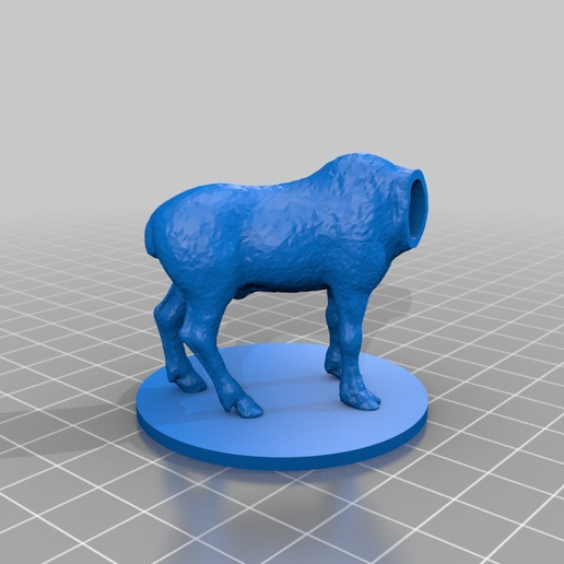 🎲 Moose Miniature・Free STL File for 3D printing・Cults