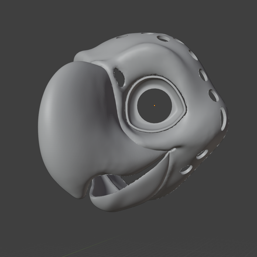🦜 Parrot Macaw STL Fursuit Head Base・ 3D File for 3D printing・Cults