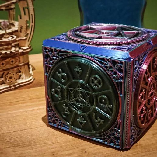 🧩 Alchemist's Cube - Puzzle Combination Box・Free STL File for 3D ...