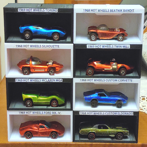 🥵 Hot Wheels Display Stand (with silica or led slot and bonus)・Free 3D ...