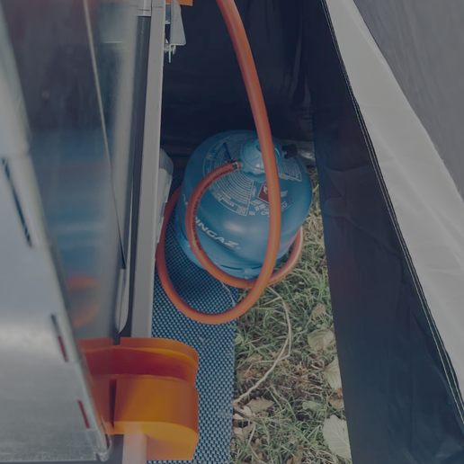 🗜️ Table clamp campingaz with gaz tube・Free STL File for 3D printing・Cults