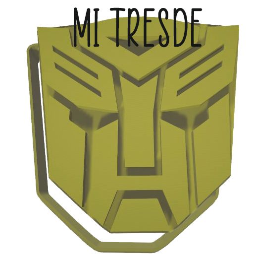 🤖 Transformers logo cutter and marker・ STL File for 3D printing・Cults