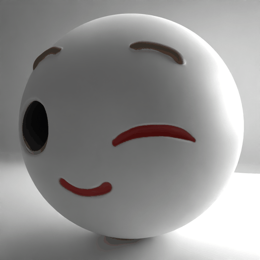 STL file cute smiley face for desk decoration 🏢 ・3D printable model to ...