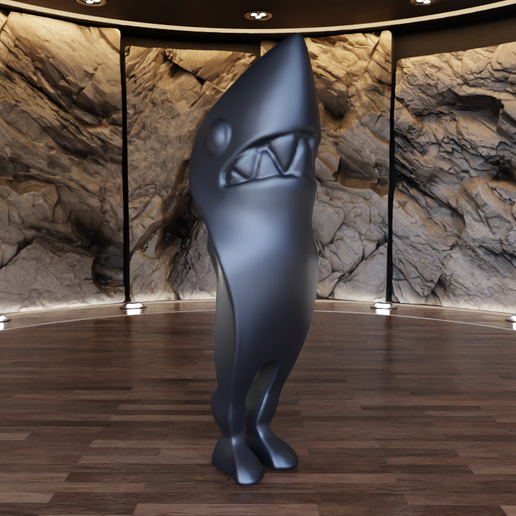 👋 Hello I Am Shark Creature FIgure Fan Art Toy・ STL File for 3D ...