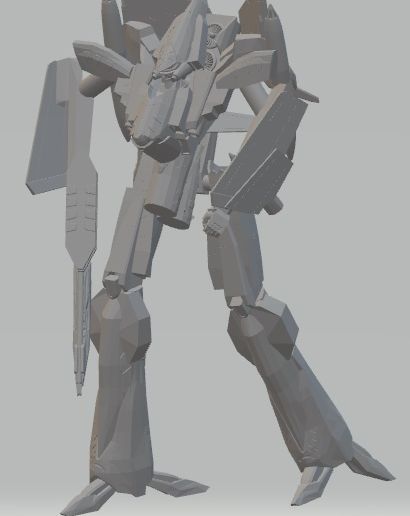 Free STL file SV-51 battroid mode ♟ ・3D printing design to download・Cults