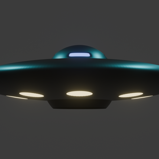 🛸 UFO・ OBJ File for 3D printing・Cults