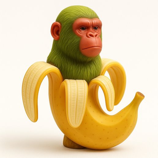 👗 Chimpansini bananini・ STL File for 3D printing・Cults