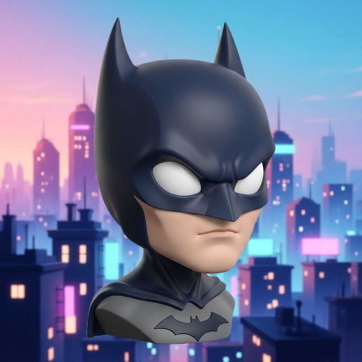 🎨 Batman Cartoon Chibi – Multiversus Fan Art 3D Model・ 3D File for 3D ...